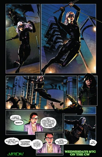 Arrow #4.2 Comic Preview: A Code Name For Felicity? | GreenArrowTV