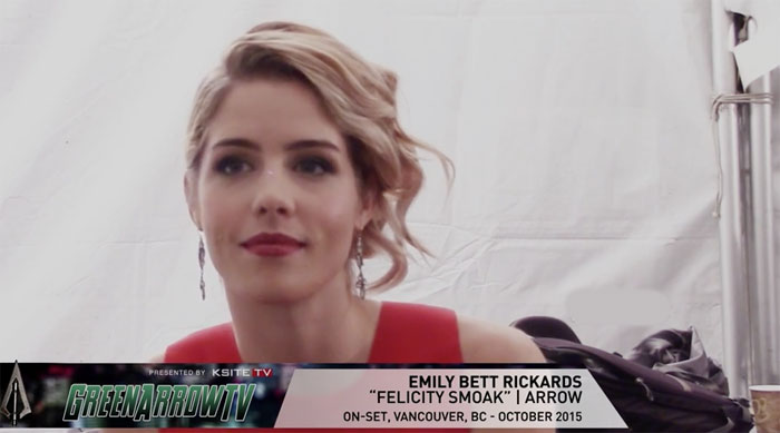 Arrow on Set: Emily Bett Rickards On Ray, The Death, & The Engagement ...